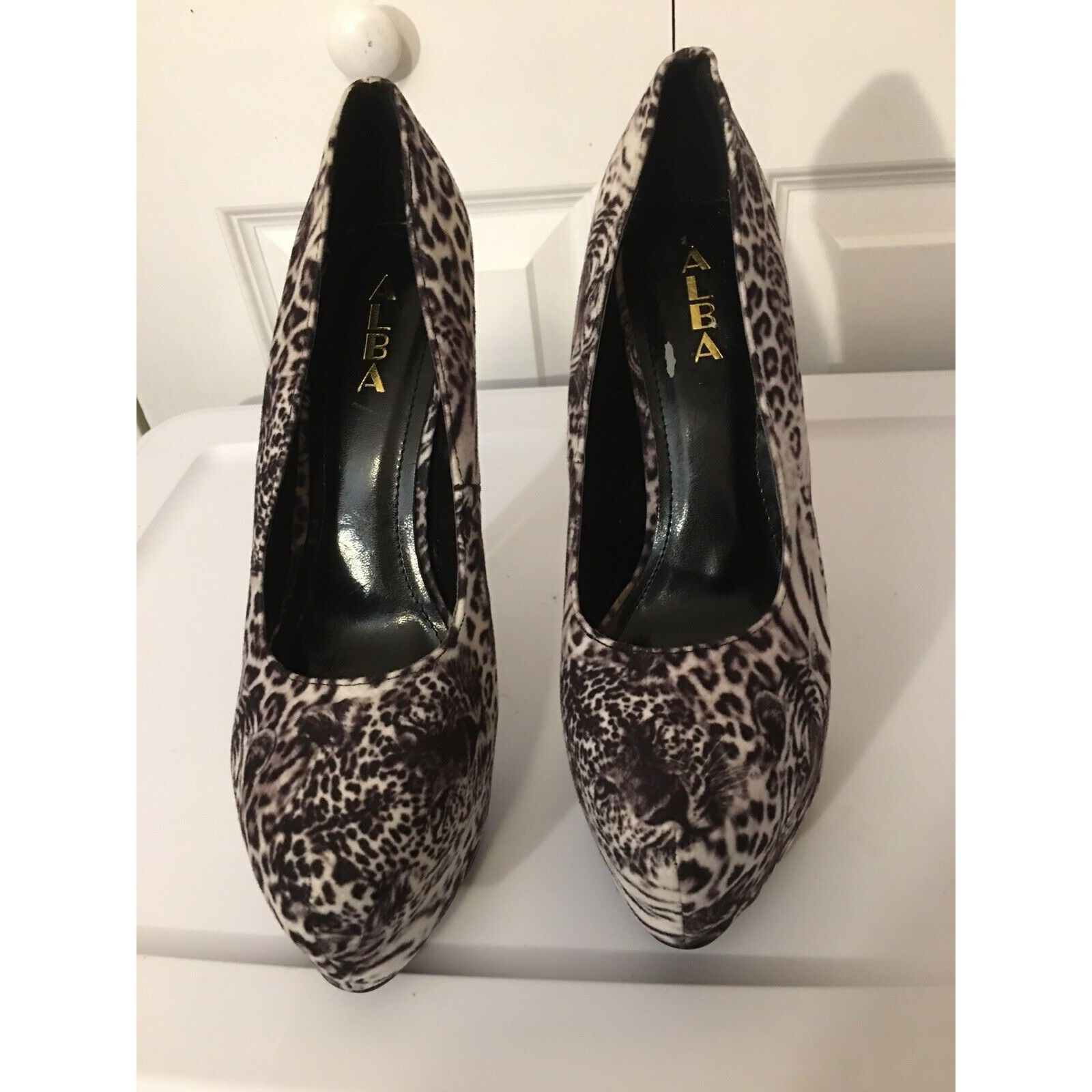 ALBA ALBA SAFARI Women 10-M Tigers Tall Heel Platform Shoes | Grailed