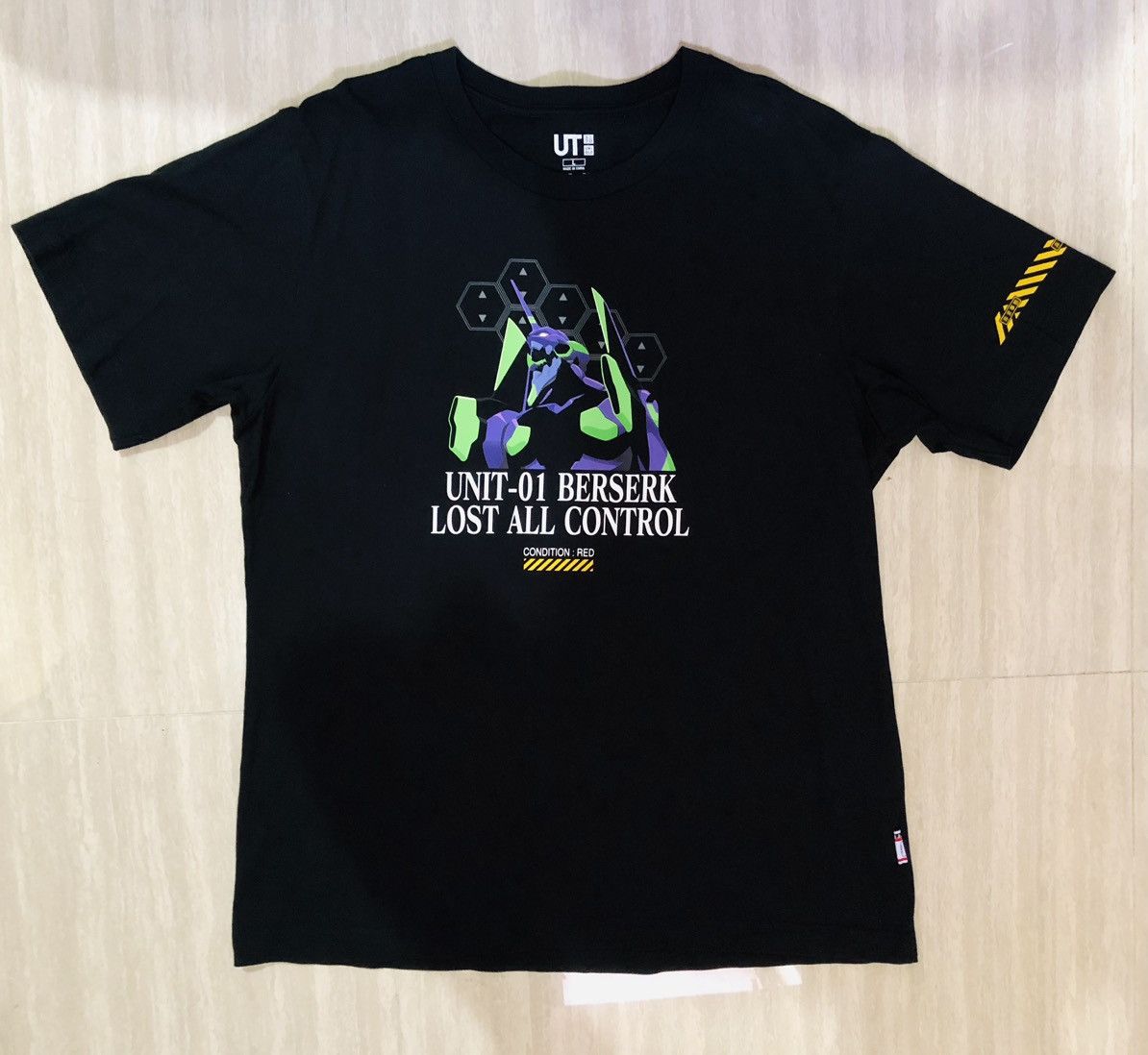 Anime × Japanese Brand × Uniqlo UNIQLO x EVANGELION EVA 01 SHORT SLEEVE ...