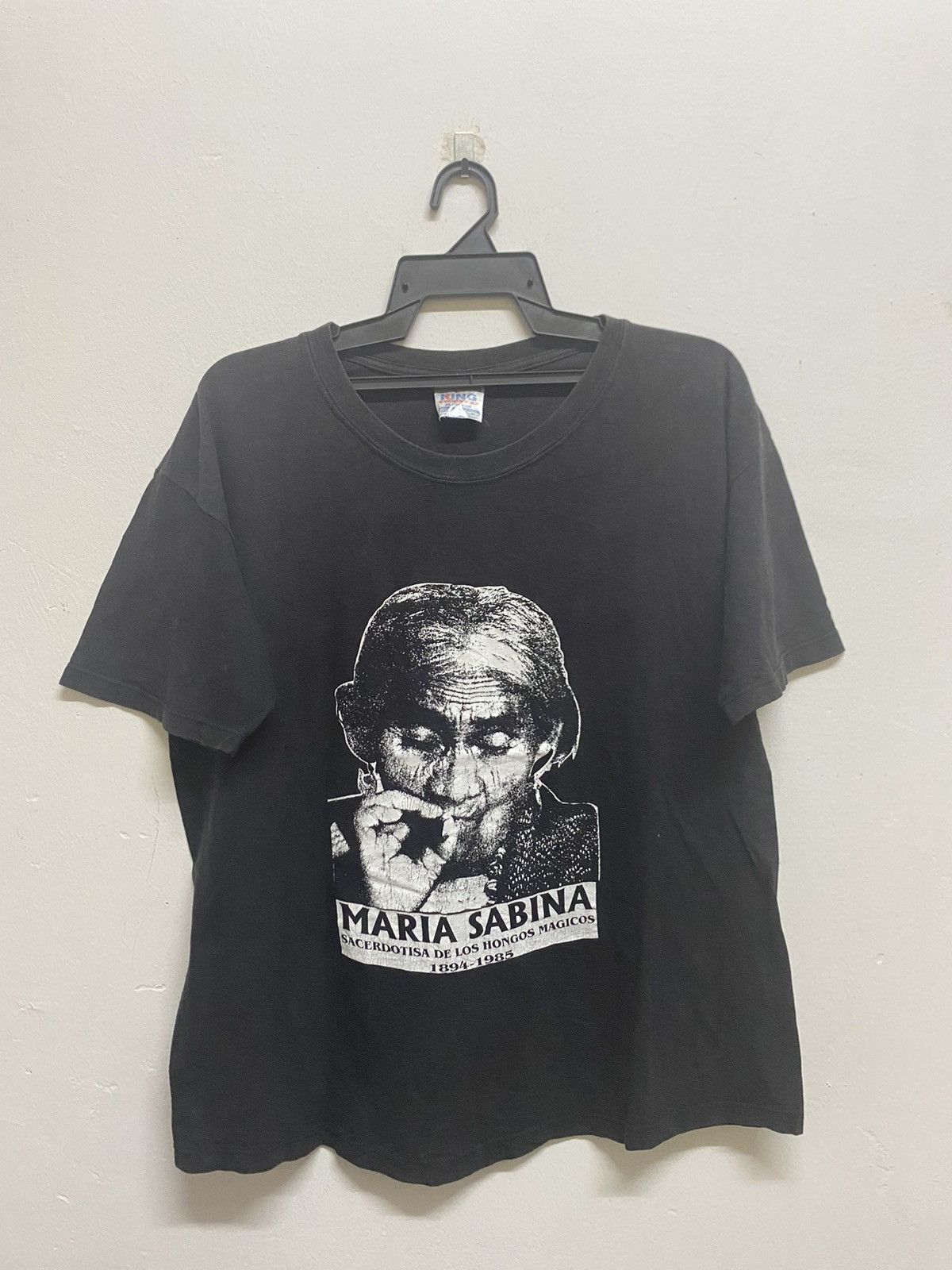 Vintage Vintage 90’s Maria Sabina Mexican Shaman Poet Art Tee | Grailed