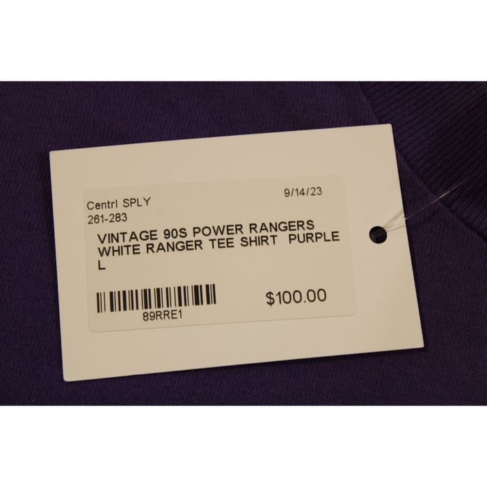 Hanes Vintage 90's Hanes Power Rangers White Ranger T-shirt | Grailed