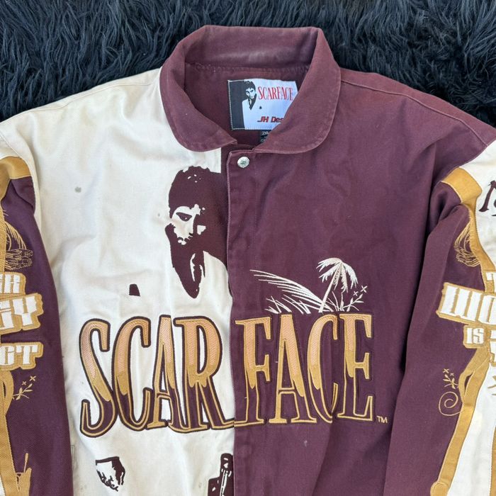 Vintage JH Design Jeff Hamilton Scarface Movie Vintage Bomber Jacket ...