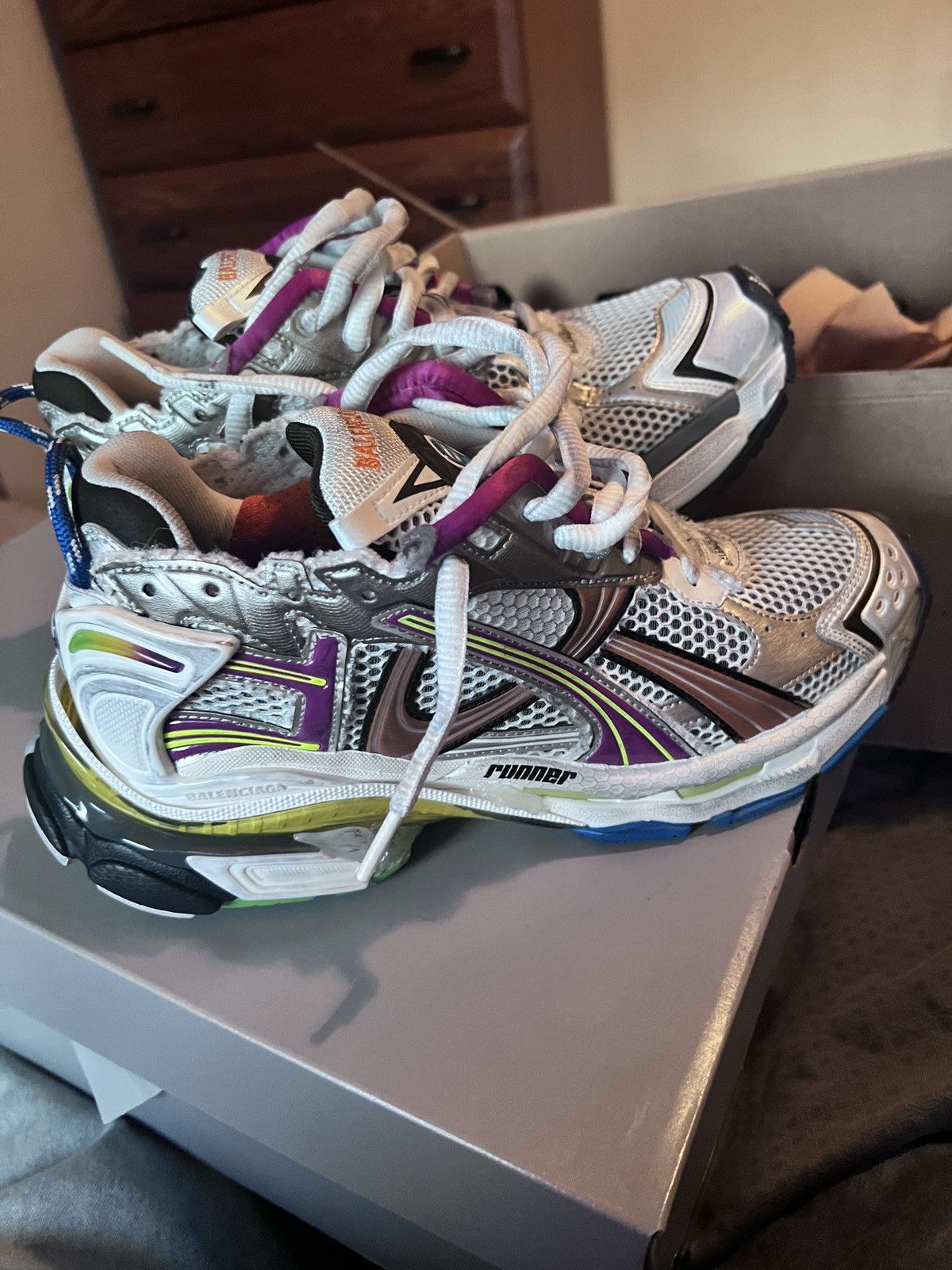 Balenciaga Balenciaga multi color runners | Grailed