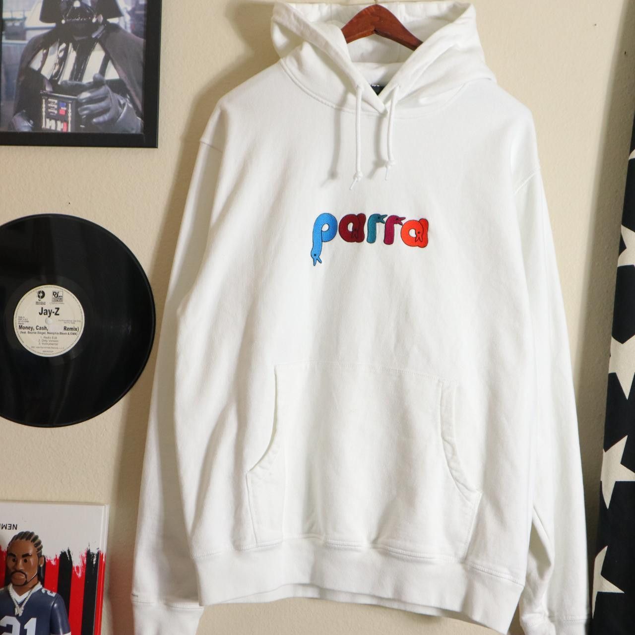 Parra × Streetwear By Parra Goose Logo Graphic Heavy Hoodie Sweatshirt ...