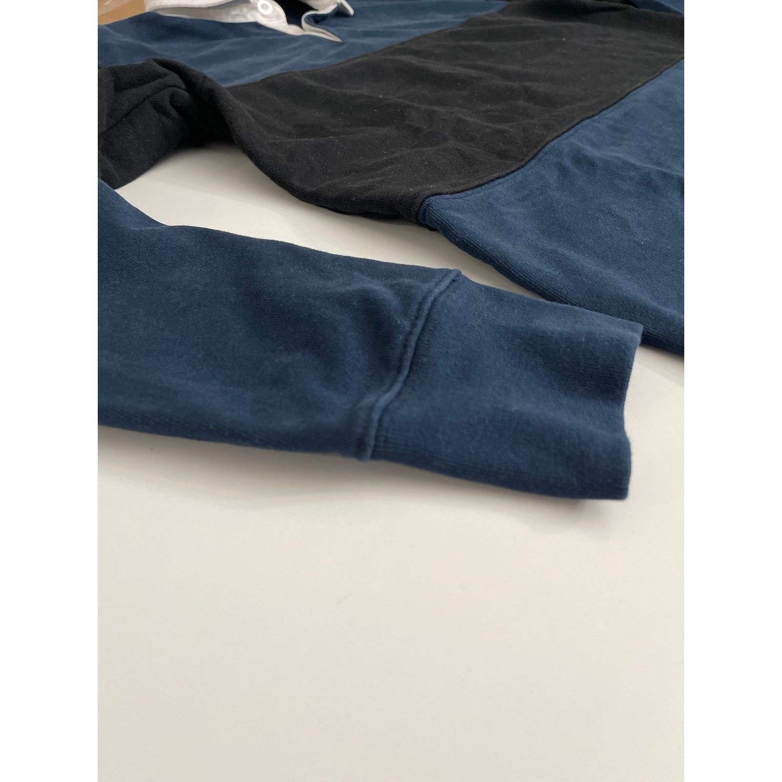 Noon Goons NEW NOON GOONS LONG SLEEVE BLACK & BLUE POLO SHIRT SIZE MEDI ...