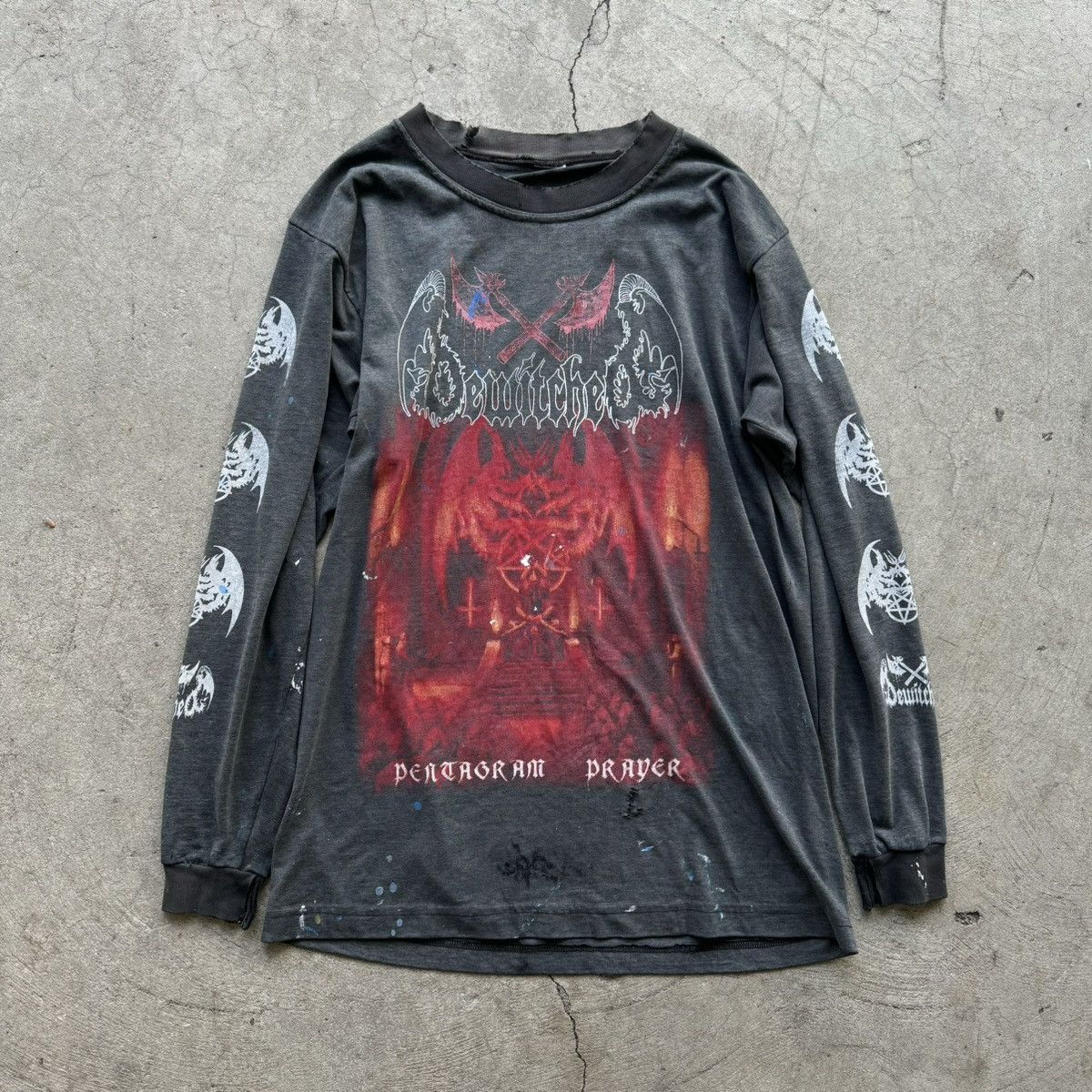 Band Tees × Playboi Carti × Vintage Vintage 90's BEWITCHED "PENTAGRAM ...