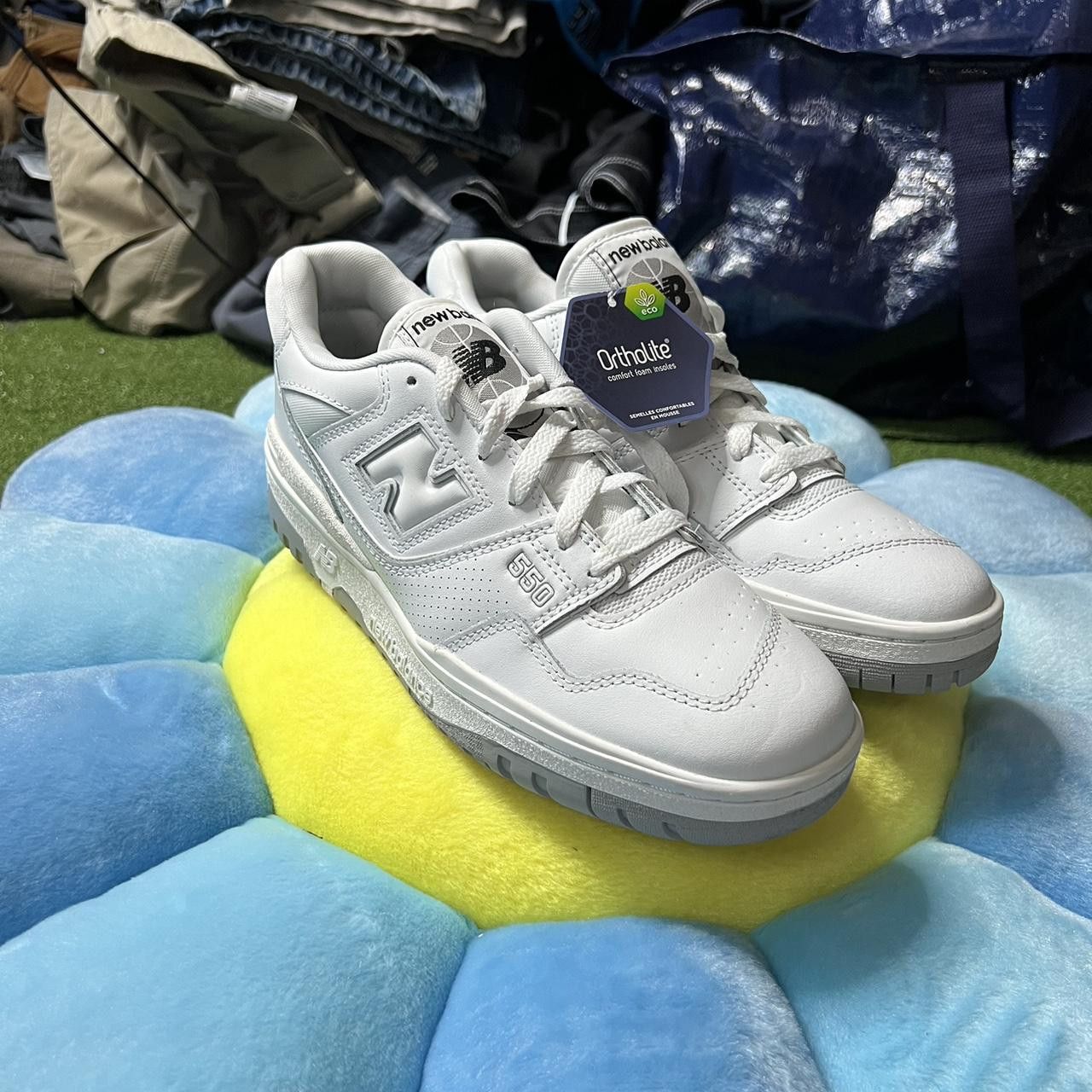 New Balance deadstock new balance 550 white grey chunky sneakers | Grailed