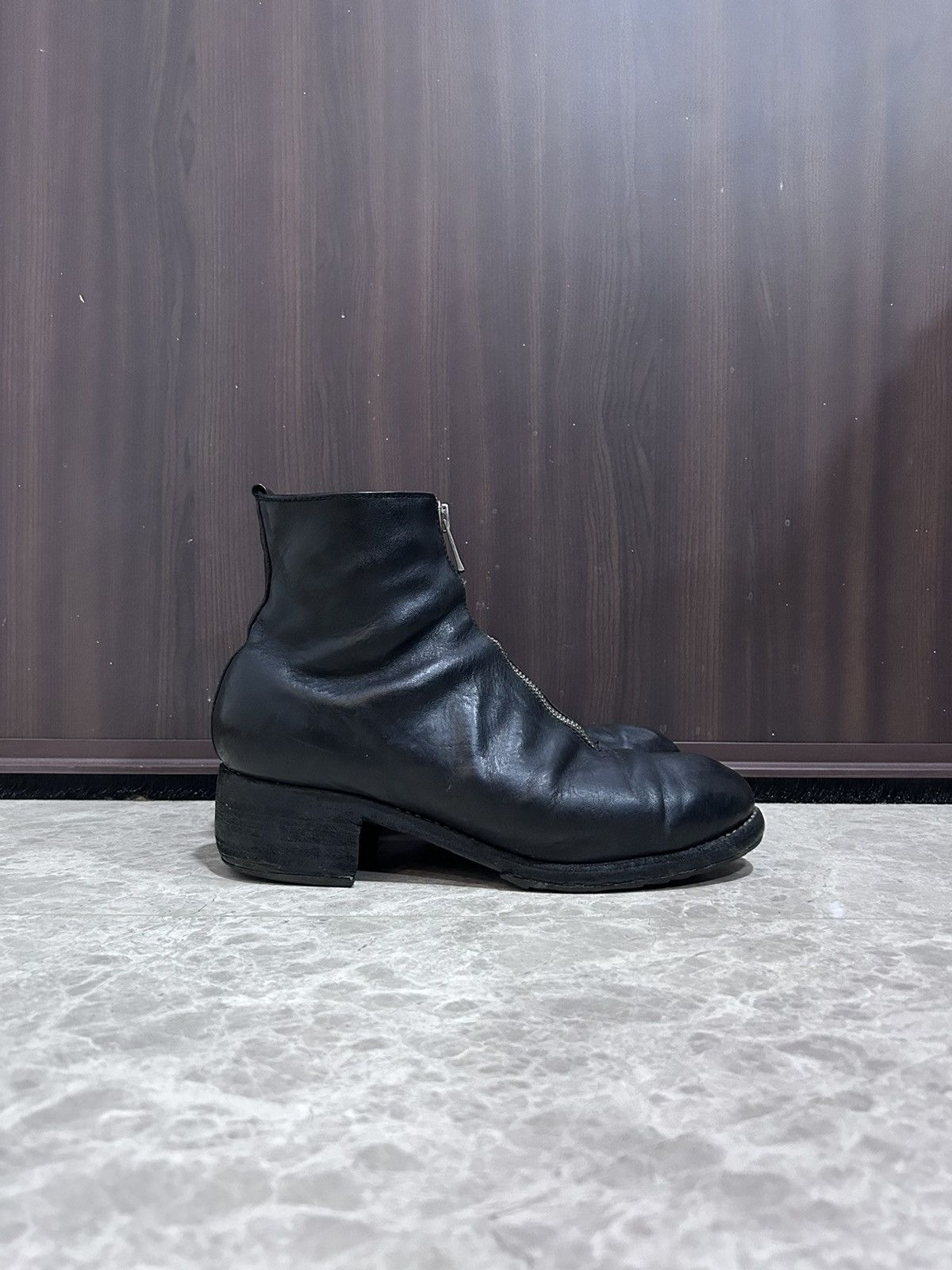 Guidi Guidi PL1 black horse leather front zip boots (sold) | Grailed