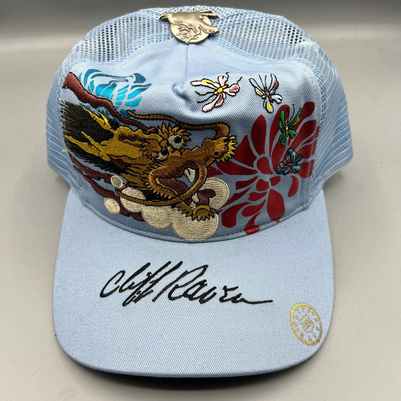Ed Hardy Vintage Cliff Raven Hat Japanese tattoo Snap back Trucker ...