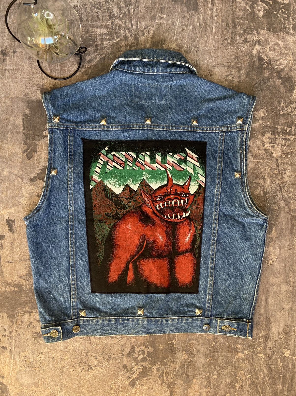 Band Tees × Metallica × Vintage Vintage Vest Metallica Big Logo | Grailed