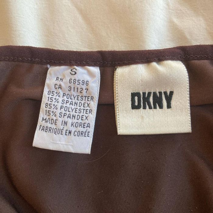 DKNY 90s DKNY brown velvet bodysuit | Grailed