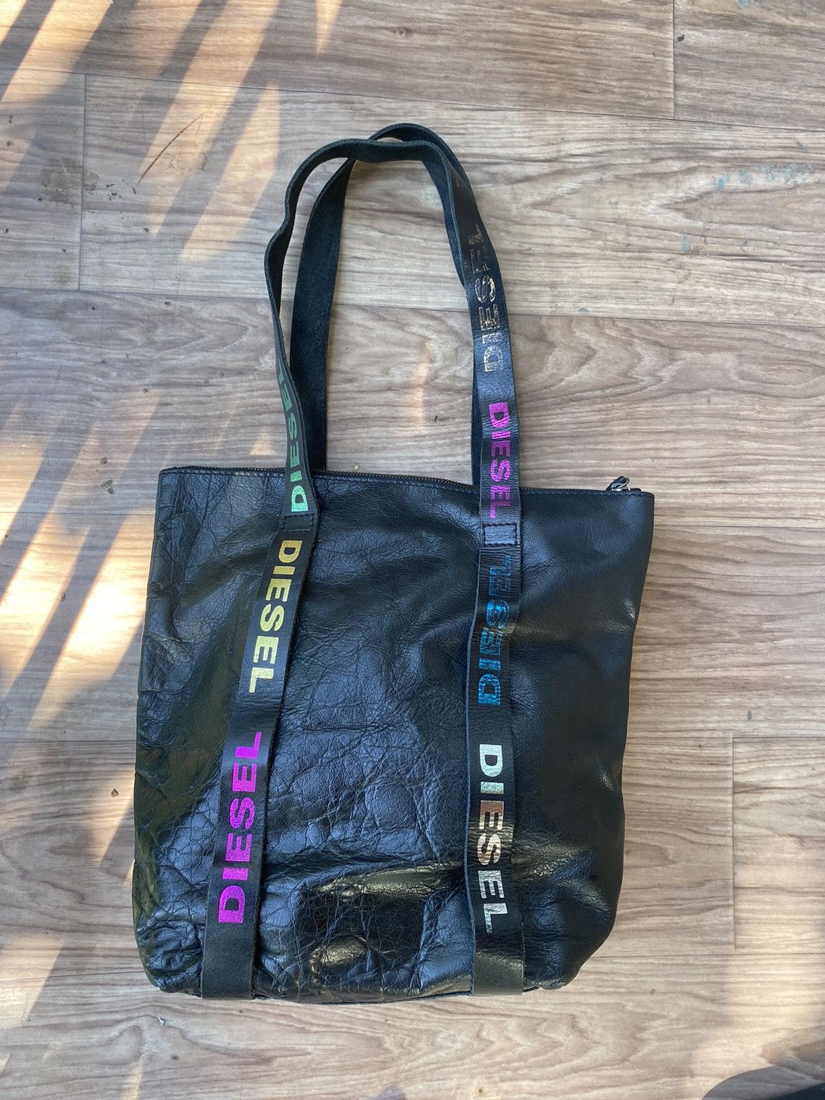 Diesel × Streetwear × Vintage Diesel Leather Tote Bag Vintage | Grailed