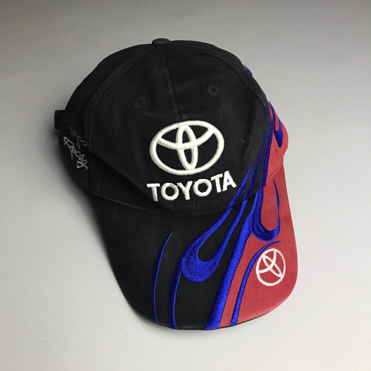 Vintage Vintage Toyota Racing Y2k Flame Faded Cap | Grailed