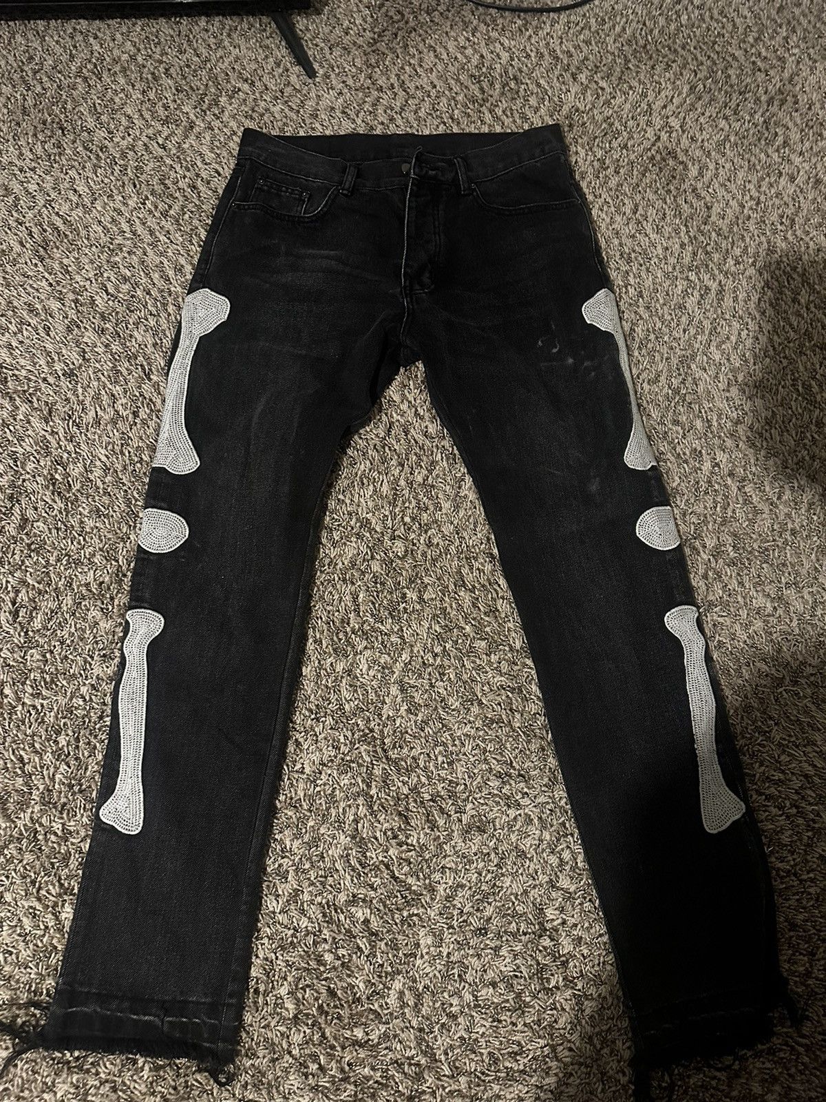 Mnml Mnml Skeleton Jeans Grailed