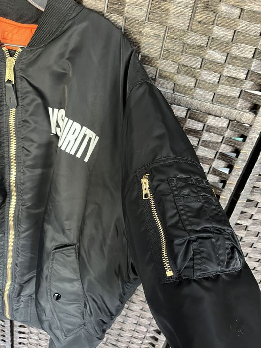 Alpha Industries Carti x Alpha Industries V Security Bomber Jacket ...