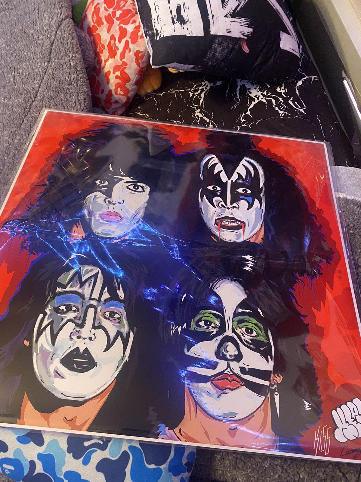 Art Kiss custom artwork poster print | Grailed