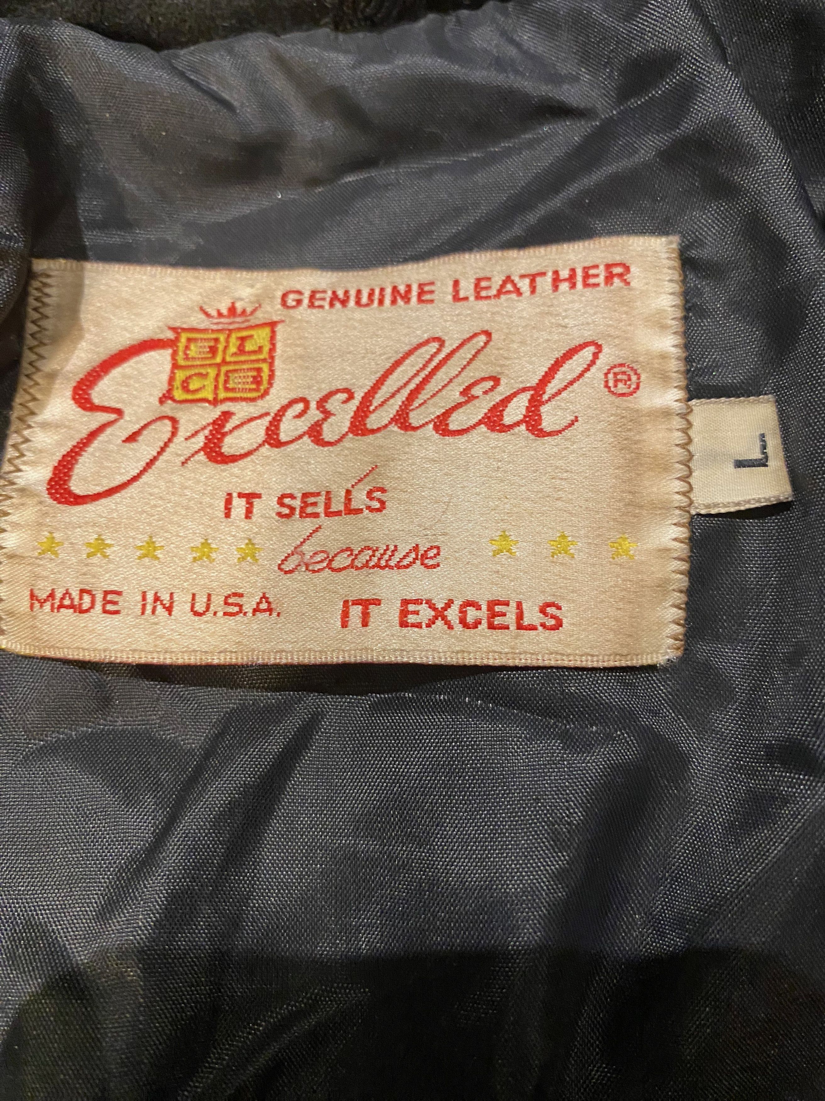 Excelled Vintage Excelled Black Leather Western Fringe Jacket | Grailed