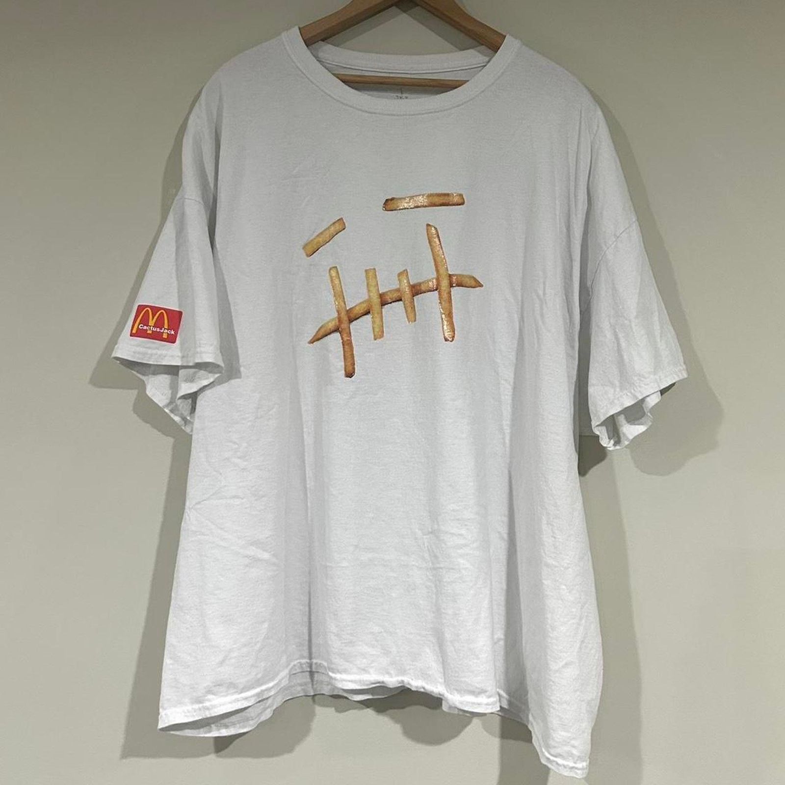 Travis Scott Travis Scott X McDonald’s French Fries Face Tee Shirt ...