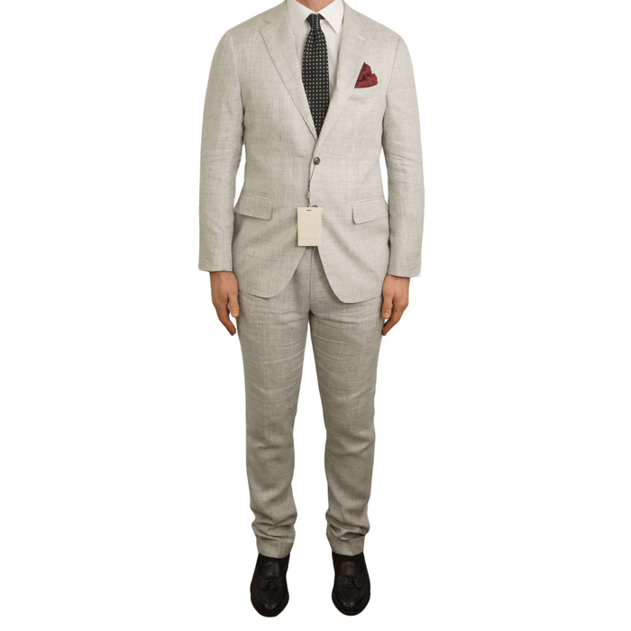 Suitsupply Men Suitsupply Suit Linen Grey La Spalla EU52 UK/US42 S121 ...