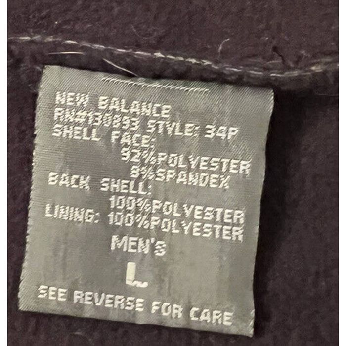 New Balance New Balance Jacket Mens Large Full Zip Grey RN 130893 | Grailed