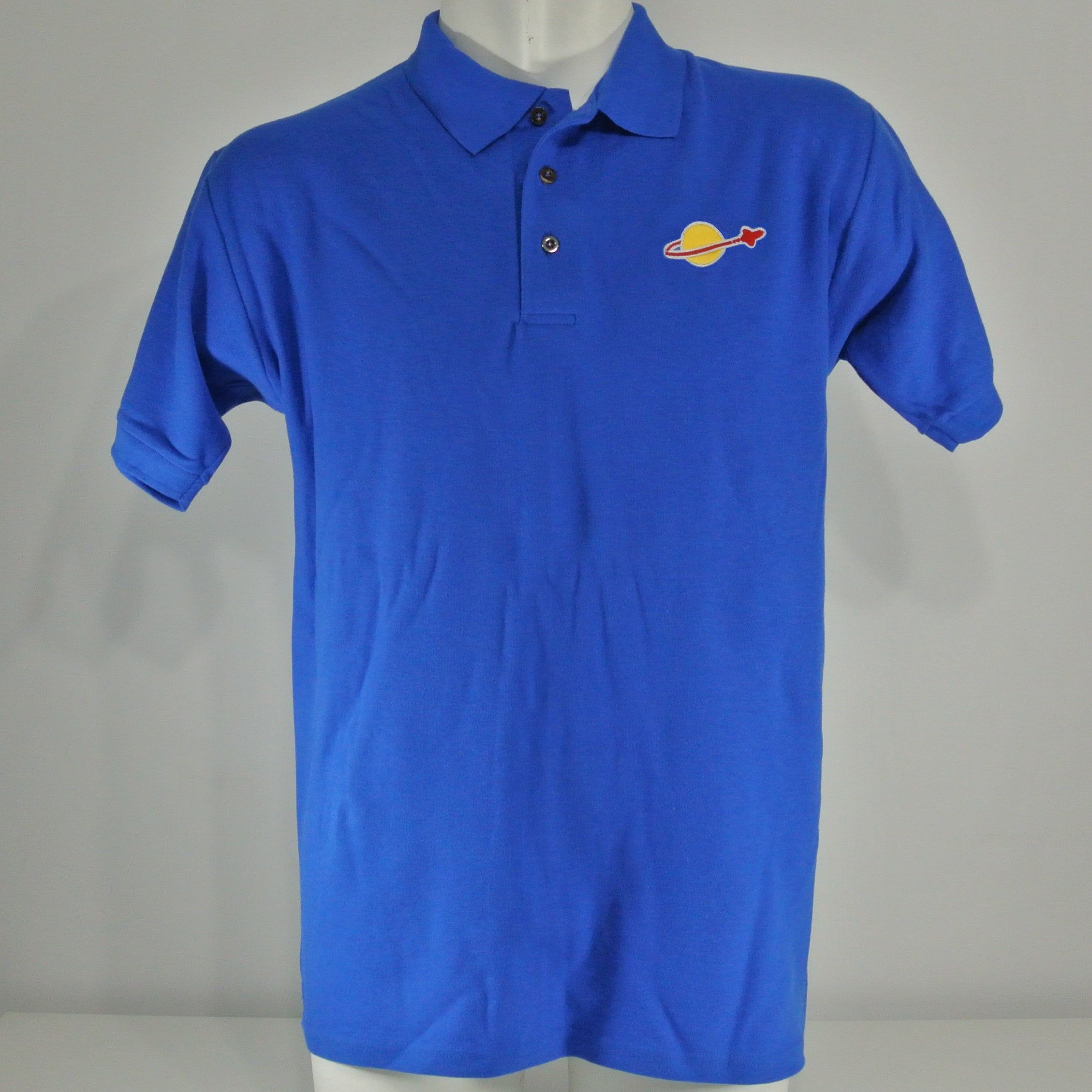 Mando LEGO SPACE Legoland Store Employee Uniform Polo Shirt Blue | Grailed
