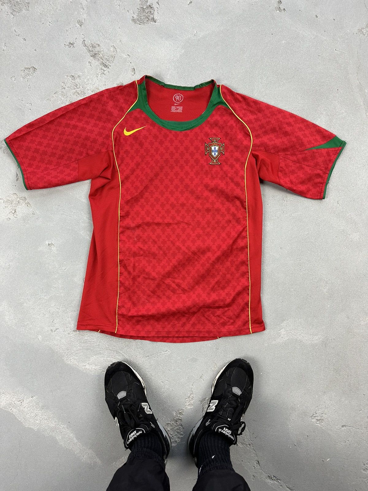 Nike × Vintage Portugal 2004 2005 2006 home jersey nike t90 total90 ...