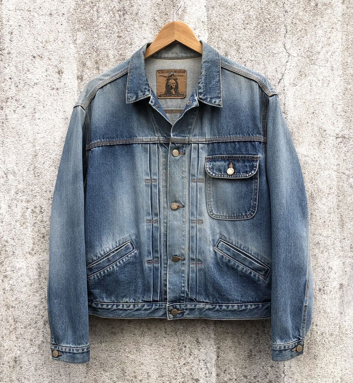 Japanese Brand Vintage Domingo ww2 Type 1 Denim Truker Jacket | Grailed