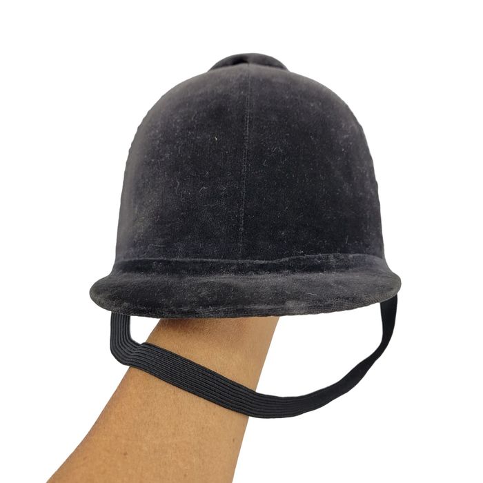 Vintage Vintage Velvet Dressuurcap Equestrian English Riding Helmet ...