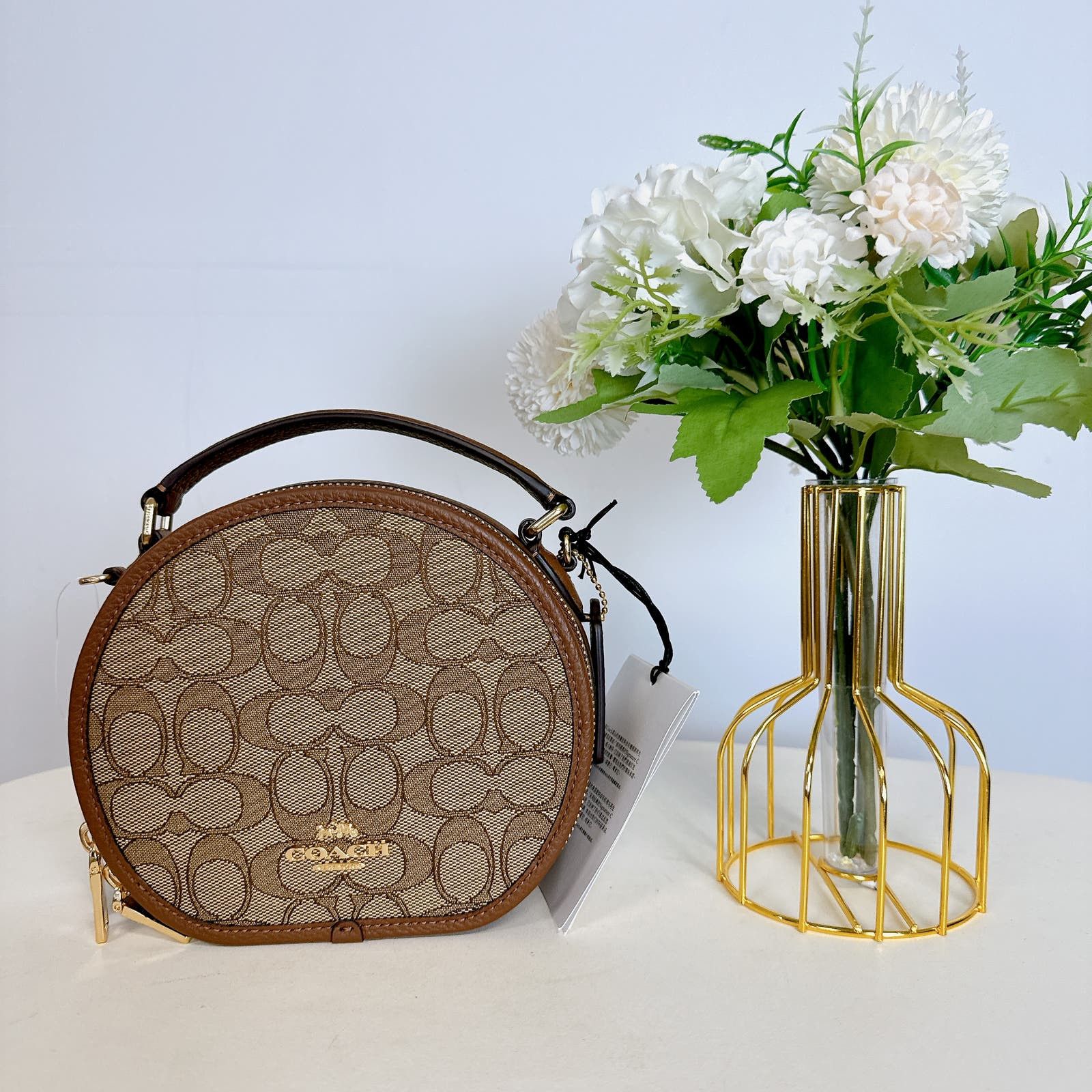 Coach Coach CO986 Canteen Crossbody In Signature Jacquard IN Khaki ...