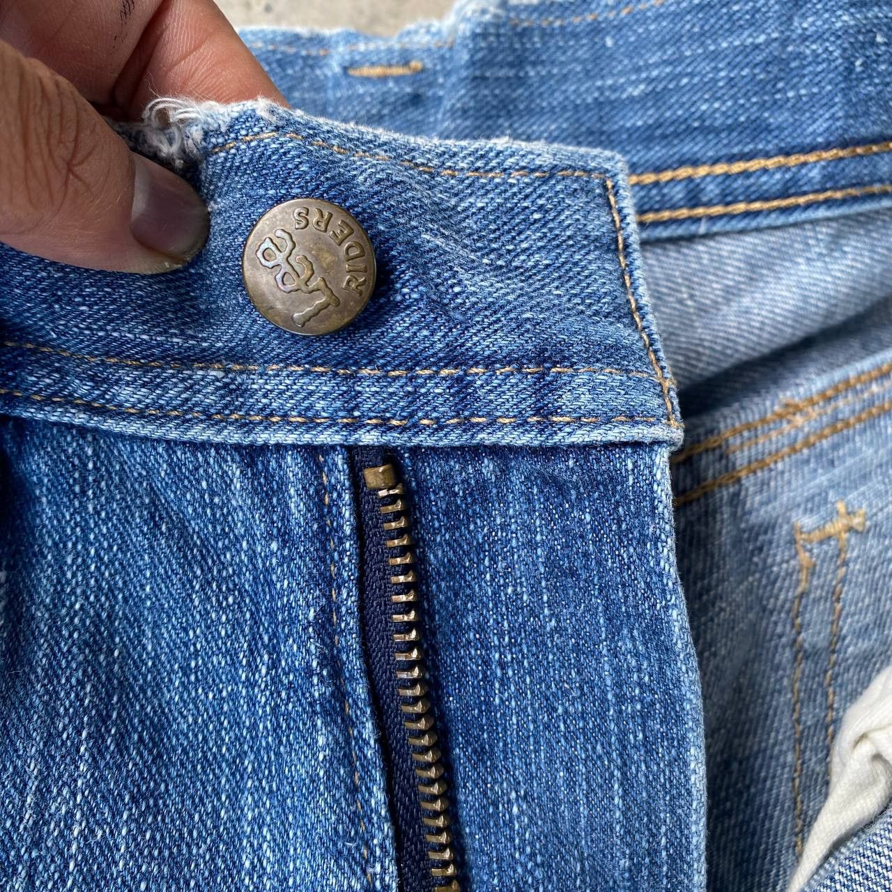 Lee RARE Vintage Lee Riders Button Slit Flare Jean-70s/80s Style | Grailed