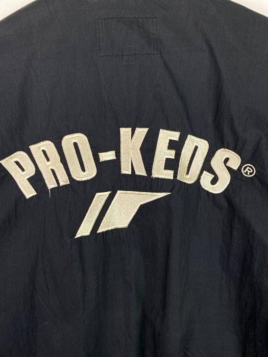 Vintage vintage pro keds coach jacket big logo back embroided | Grailed