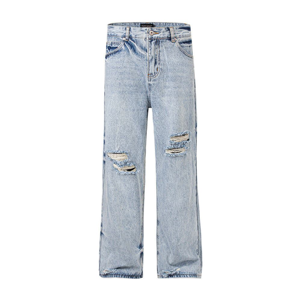 Japanese Brand × Jean × Streetwear Heavy washed distressed vintage ...