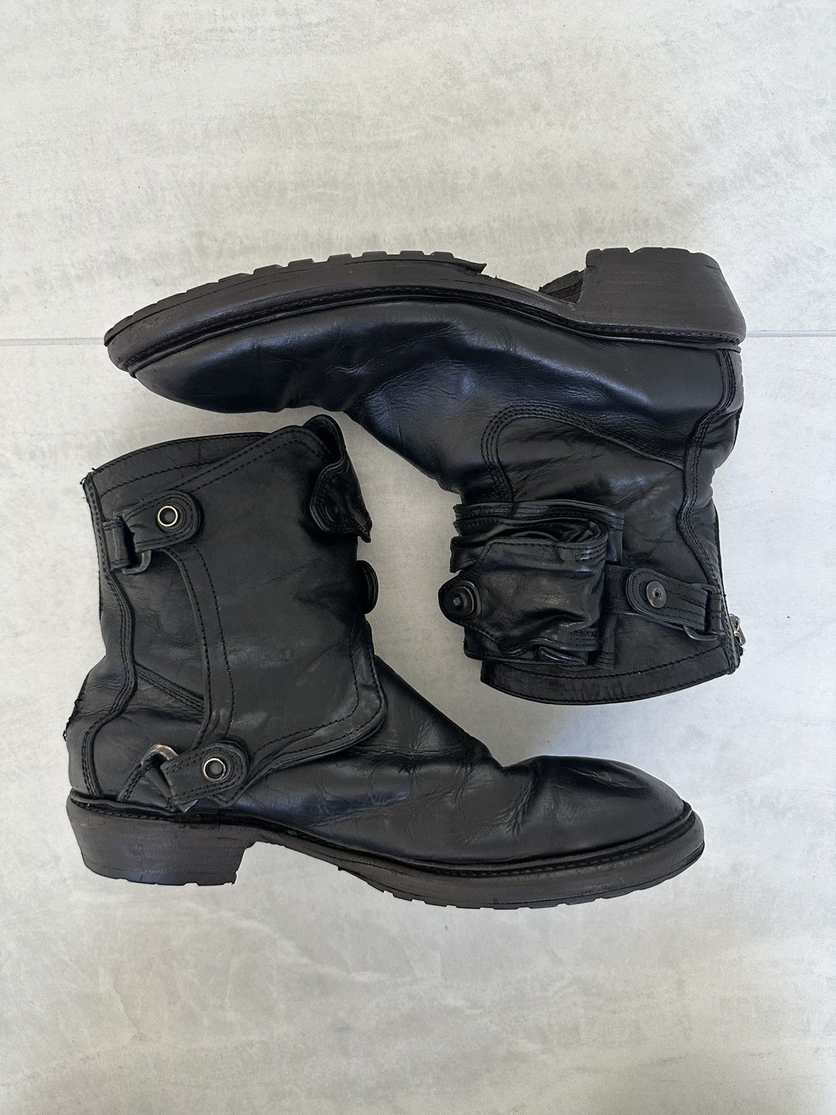 Julius JULIUS GUN HOLSTER REMOVABLE GAS MASK BOOTS AW12 | Grailed