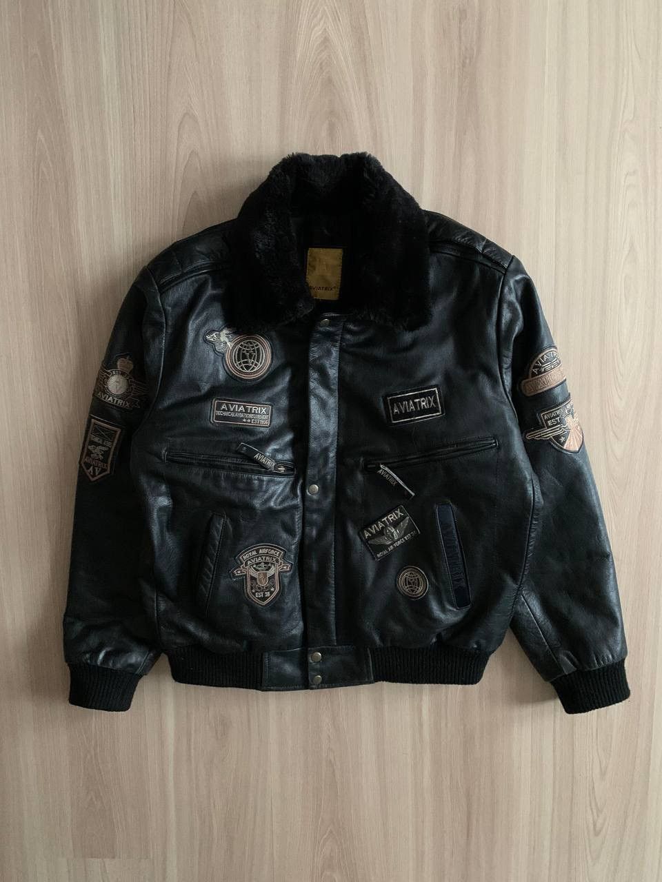 Avirex × Leather Jacket × Vintage Aviatrix Vintage Leather Jacket | Grailed