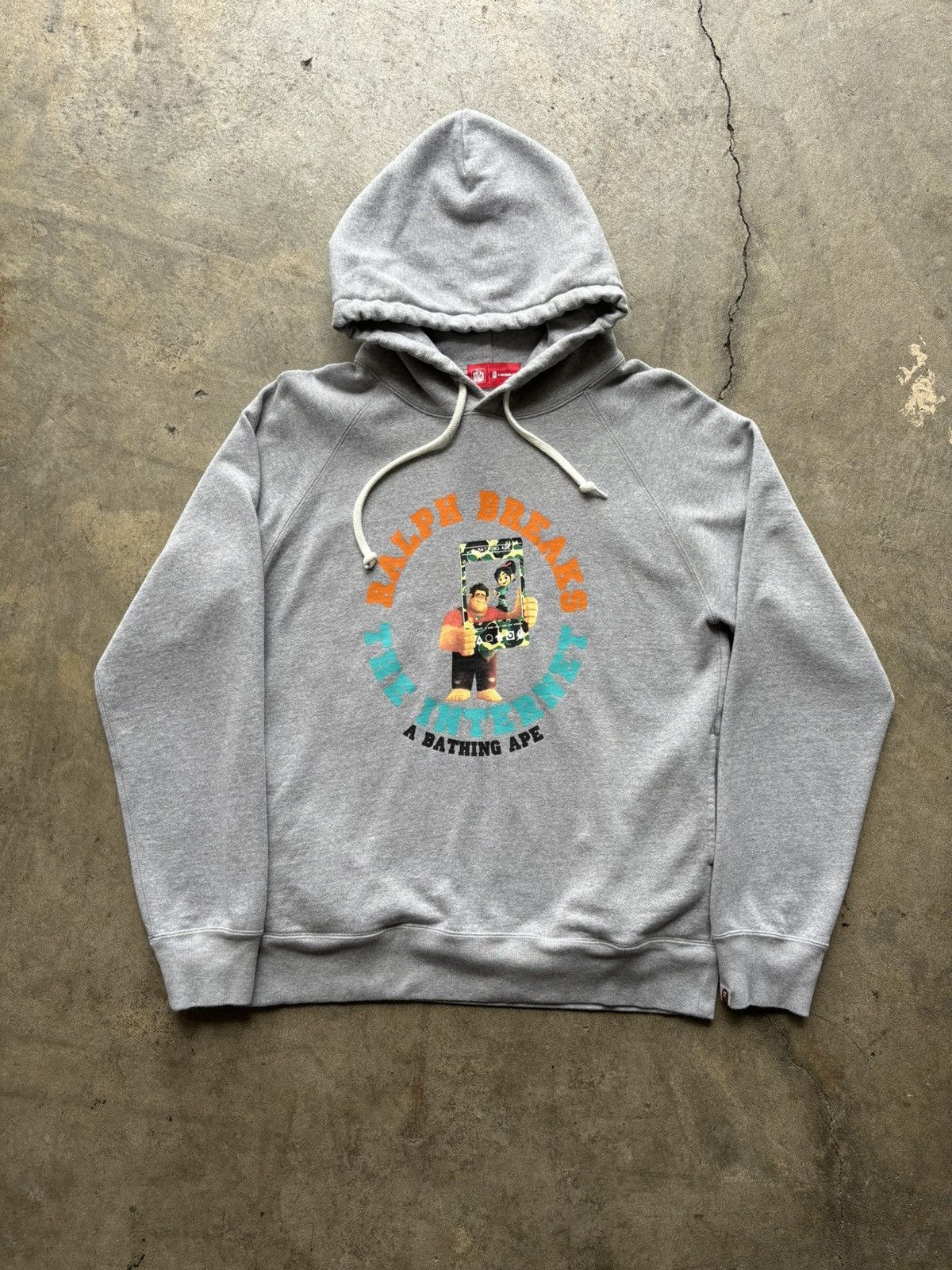 Bape × Disney Bape Wreck it Ralph Sample hoodie | Grailed