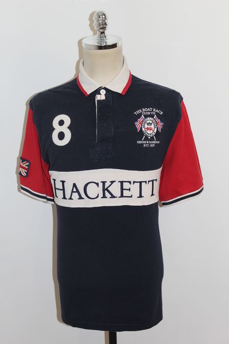 Hackett MENS HACKETT Short Sleeve Rugby Polo Shirt | Grailed