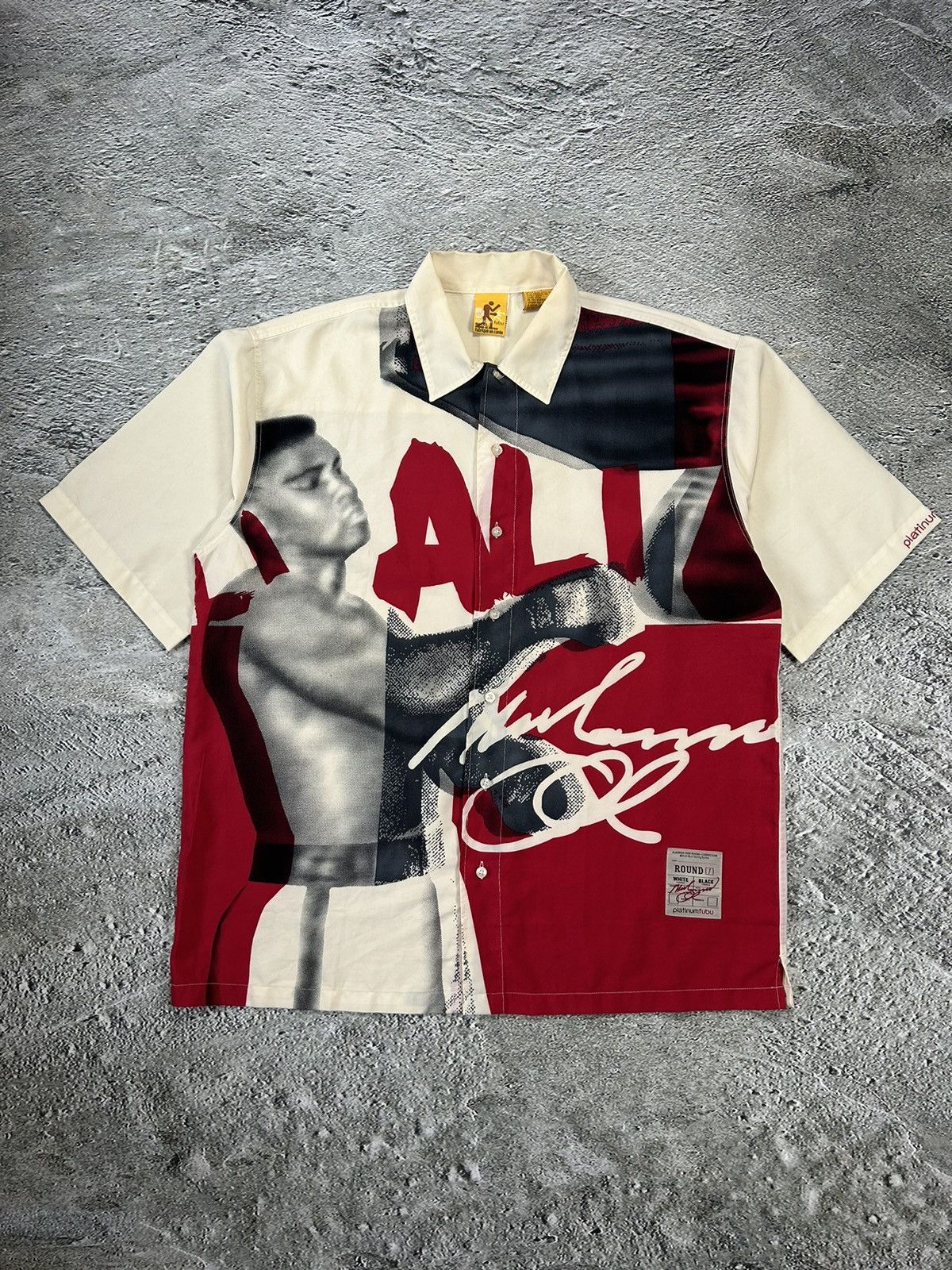 Fubu × Muhammad Ali × Vintage Fubu Platinium vintage full print shirt ...