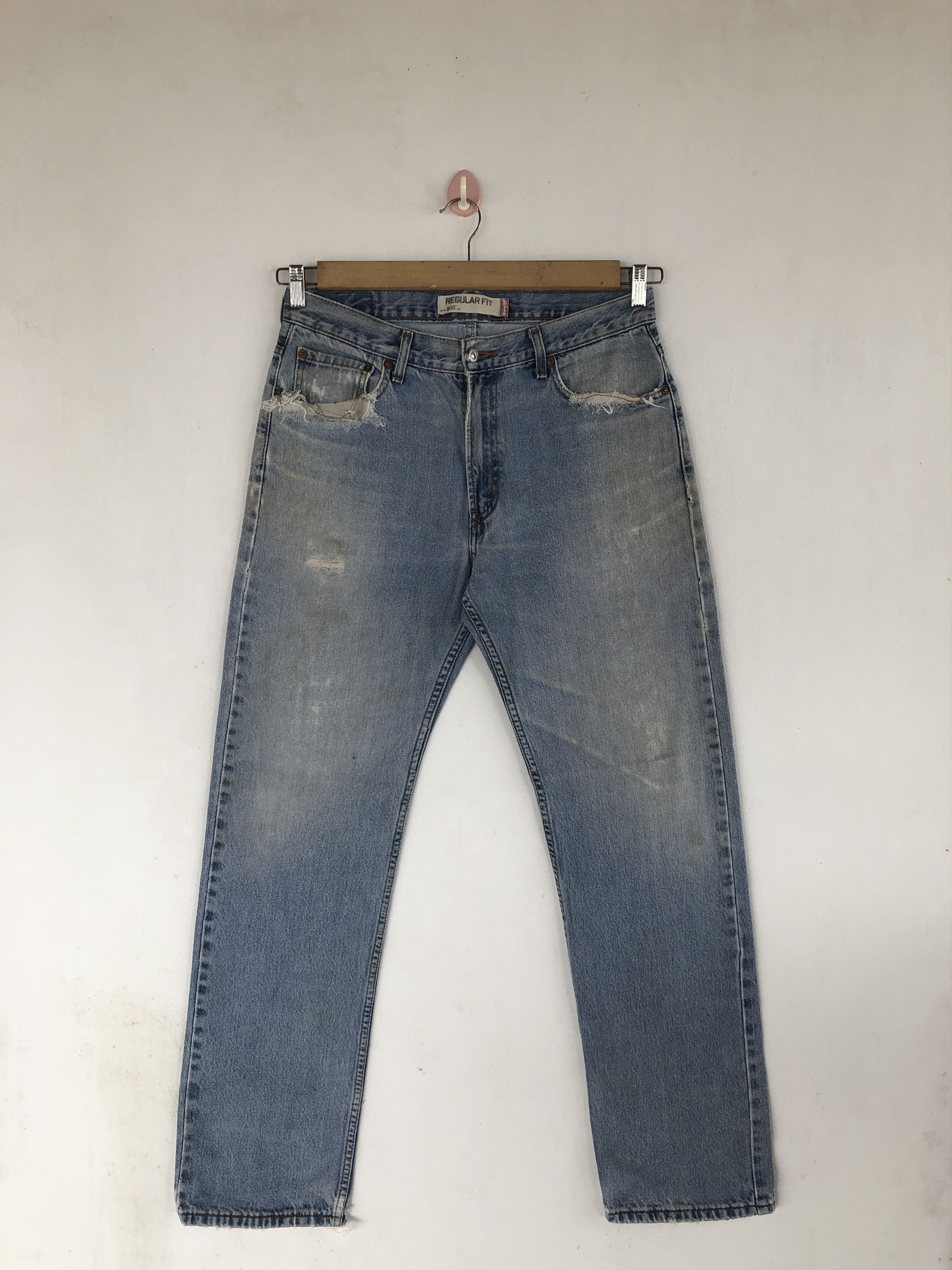 Distressed Denim × Levi's × Vintage Vintage Levi's Distressed Jeans Levis 505 Denim Pants | Grailed