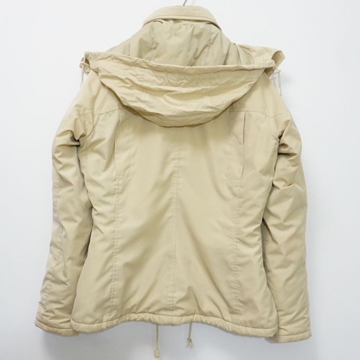Aspesi ASPESI Thermore Insulation Beige Hooded Quilted Jacket Coat | Grailed