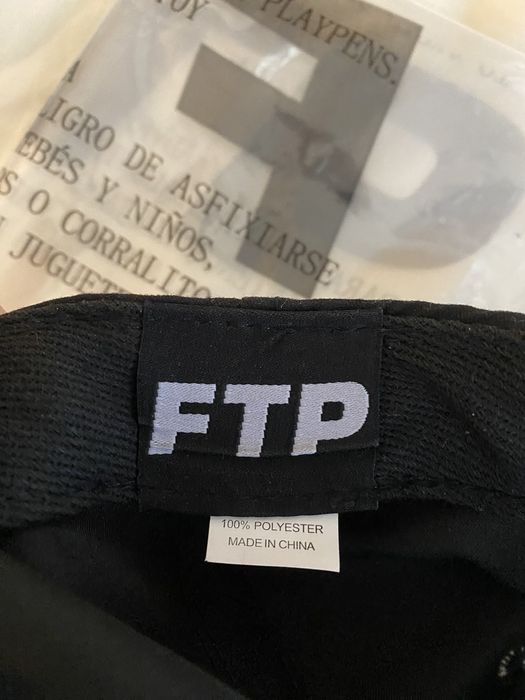 Fuck The Population FTP FACE MASK CROSS LOGO HAT (Black) | Grailed