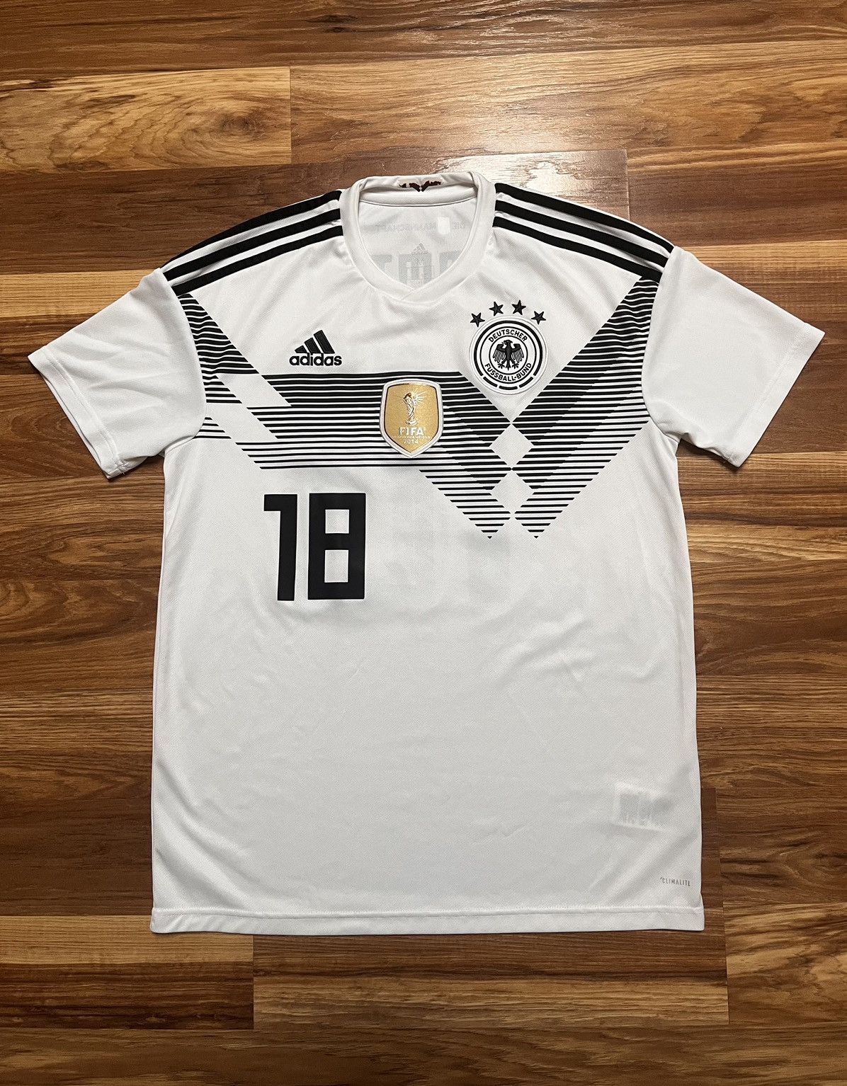 Adidas × Vintage 2018 Germany Kimmich Home Kit | Grailed