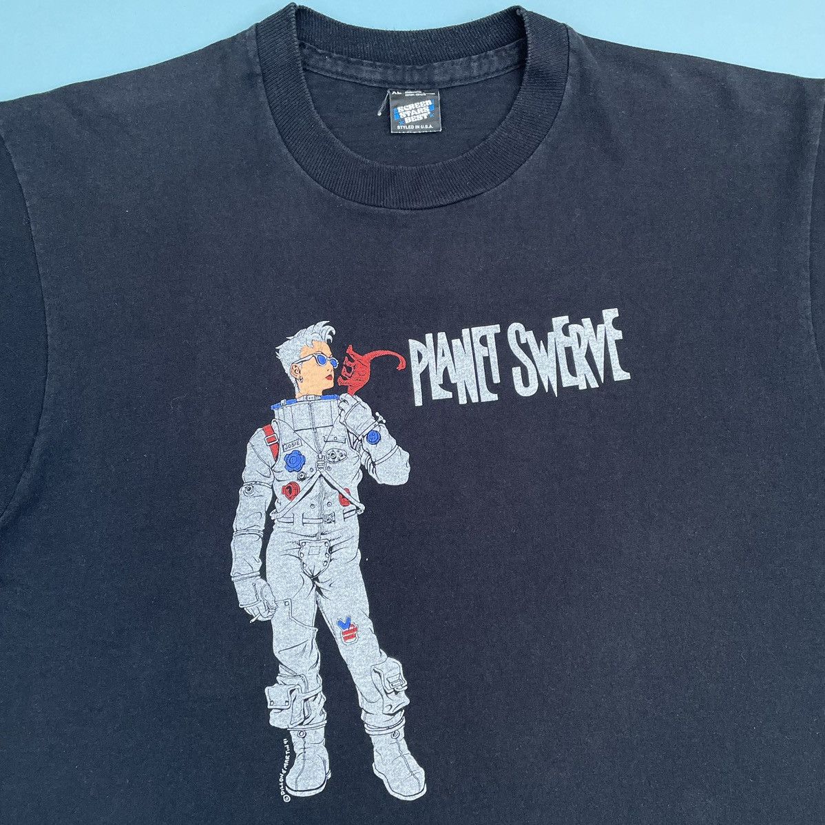 Vintage Vintage 1991 Planet Swerve comic art t shirt tee 90s XL | Grailed