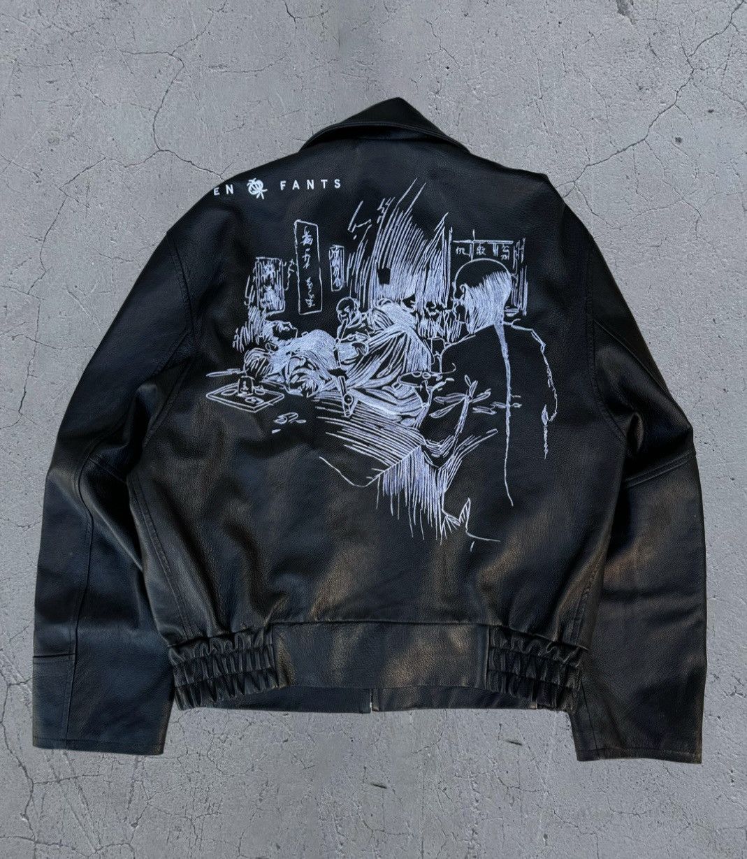 Enfants Riches Deprimes ERD 23 Den Frank Opium Leather Jacket | Grailed