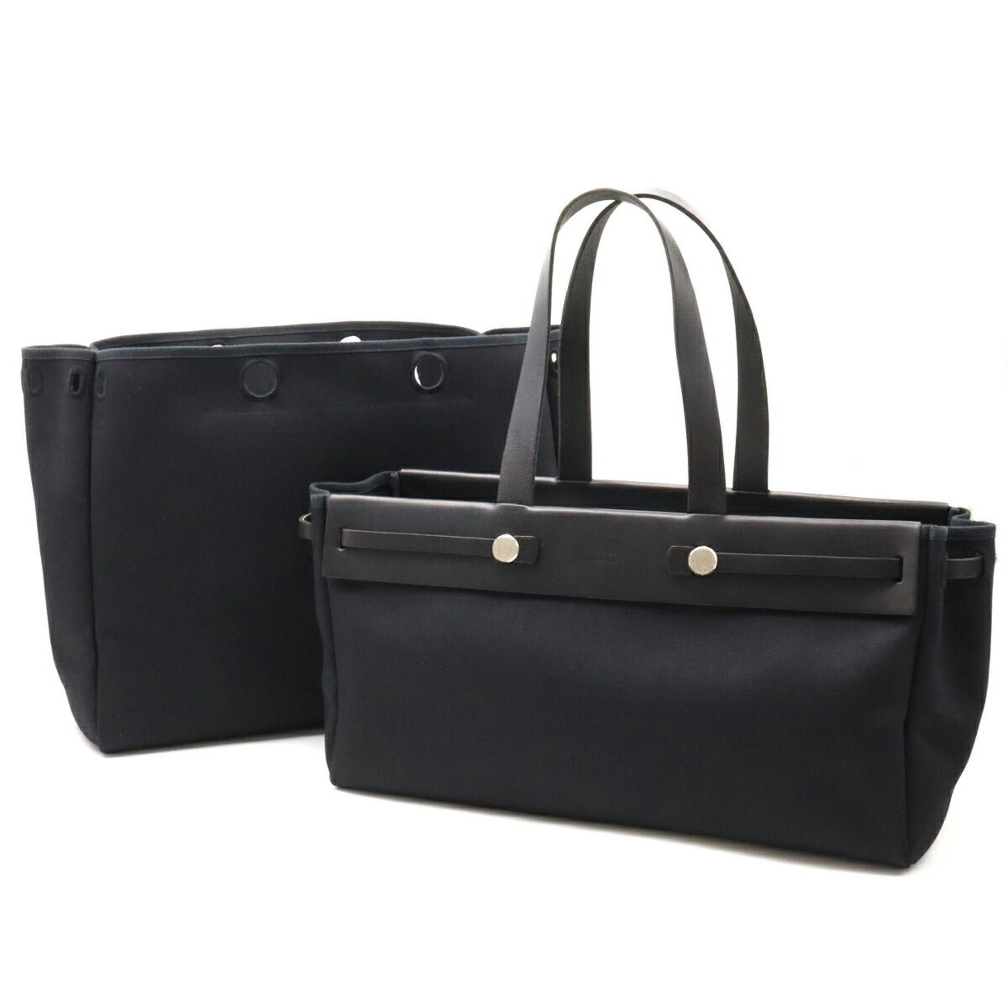 Hermes HERMES Ale Bag Cabas GM Tote Large Shoulder Toile Officier ...