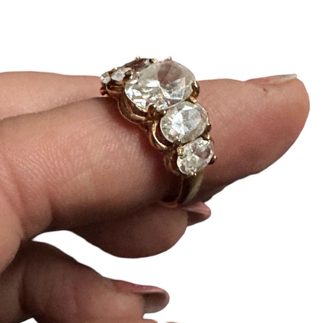 Brand Vintage Art Deco Style Cubic Zirconia Cocktail Ring | Grailed