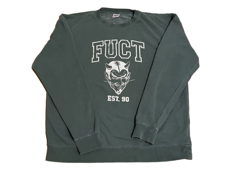 Fuct Academy Logo Devil Crewneck. | Grailed