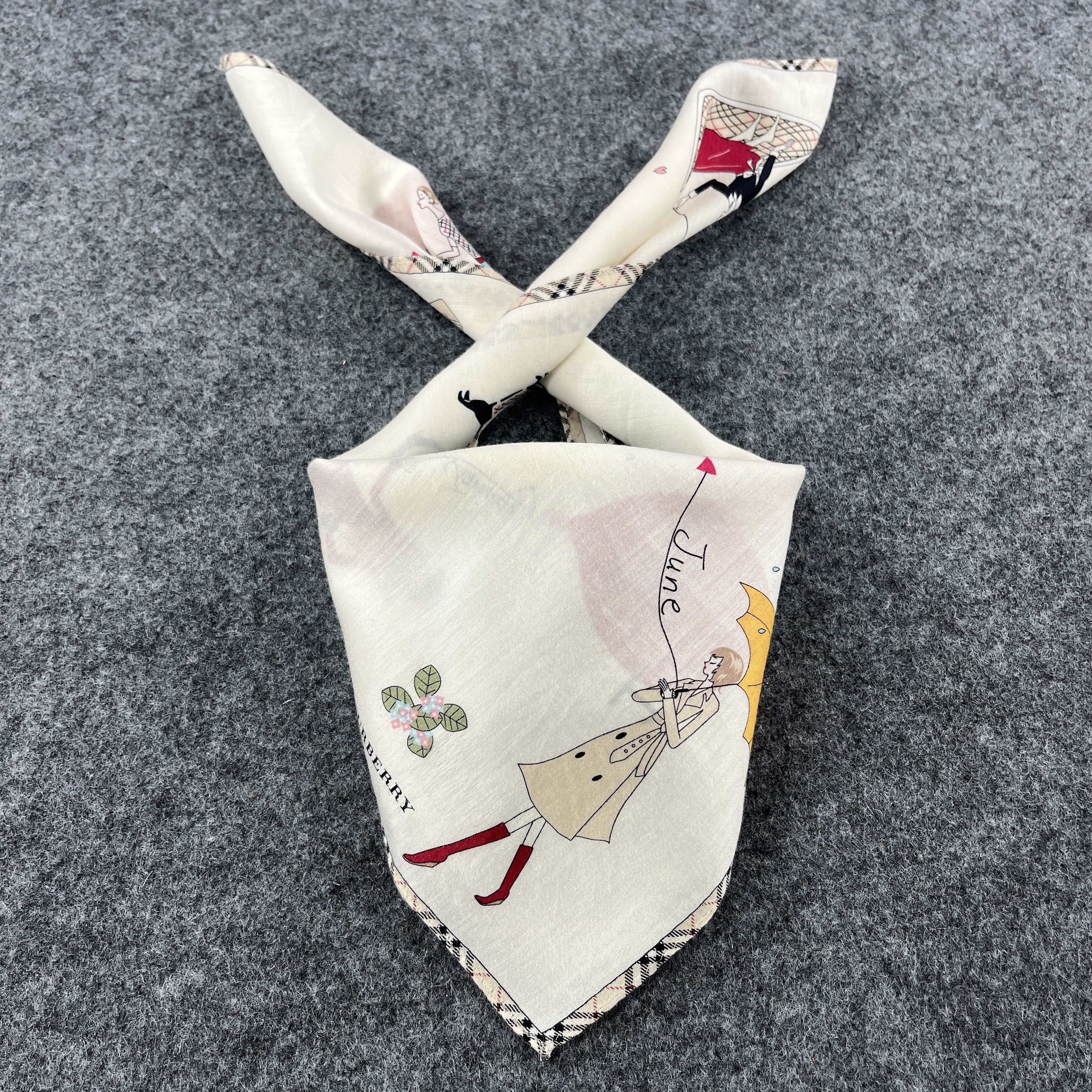 Burberry × Vintage Burberry Handkerchief / Bandana / Neckerchief B423 ...