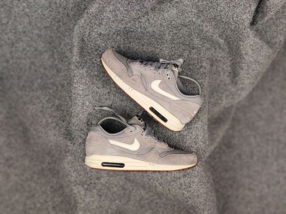 Nike Nike Air Max 1 Essential Matte Silver Grey low Sneakers | Grailed