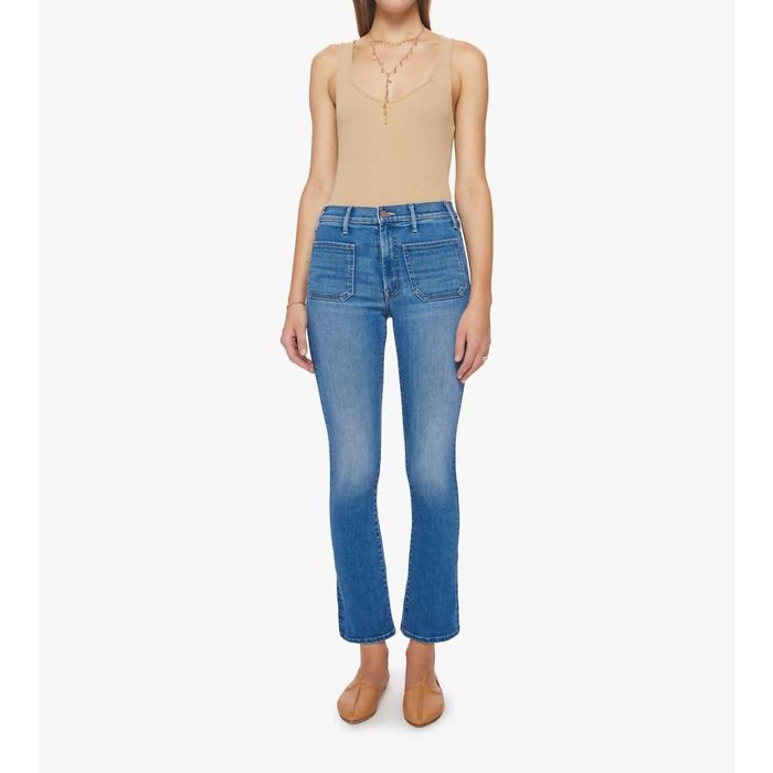 Mother Denim MOTHER Patch Pocket Insider Ankle Jeans In Happy Pill ...