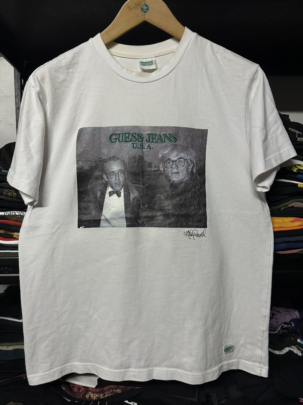 Guess Guess Green Label X Andy Warhol X Keith Haring Tee | Grailed