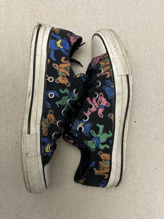 Converse Converse x Grateful Dead - Dancing Bears - Low Black | Grailed